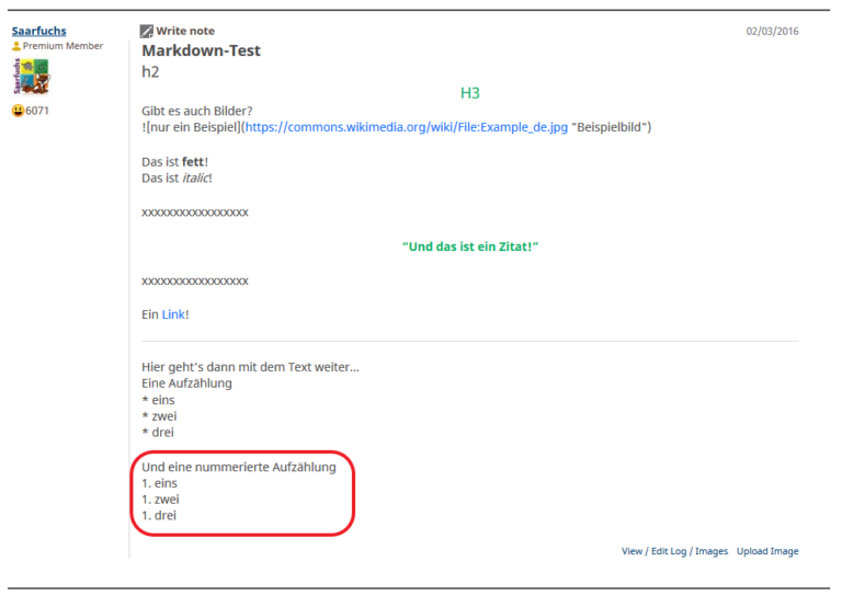 Markdown ist live! Doch was ist mit den alten Logs? » Saarfuchs on Tour!