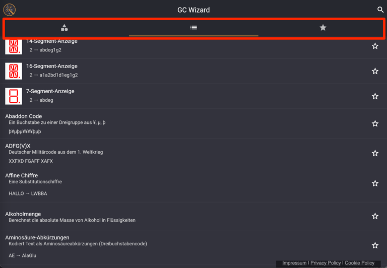 Eine universelle Mystery-Hilfe: Der GC Wizard » Saarfuchs on Tour!